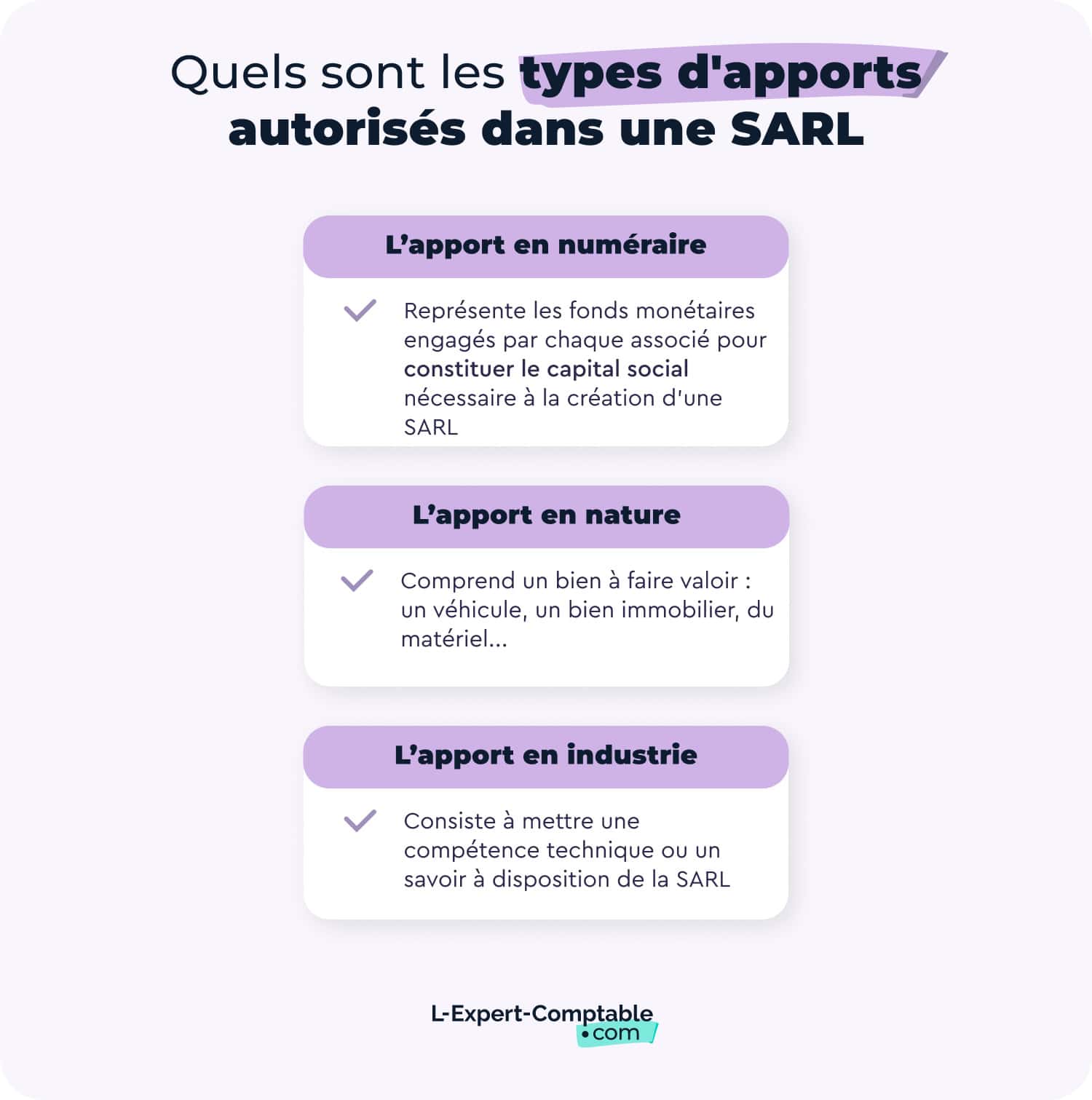 Les apports en nature en SARL - Guide complet