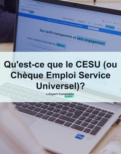 Qu'est-ce que le CESU (ou Chèque Emploi Service Universel)?