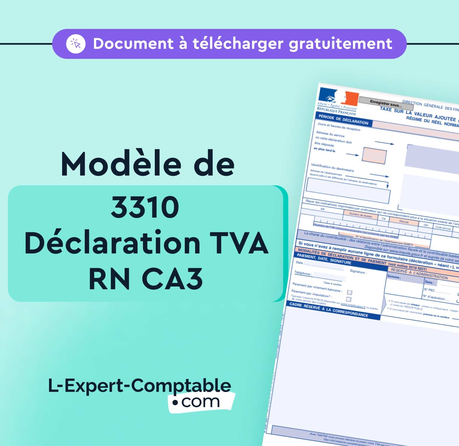 Modele de déclaration TVA 3310